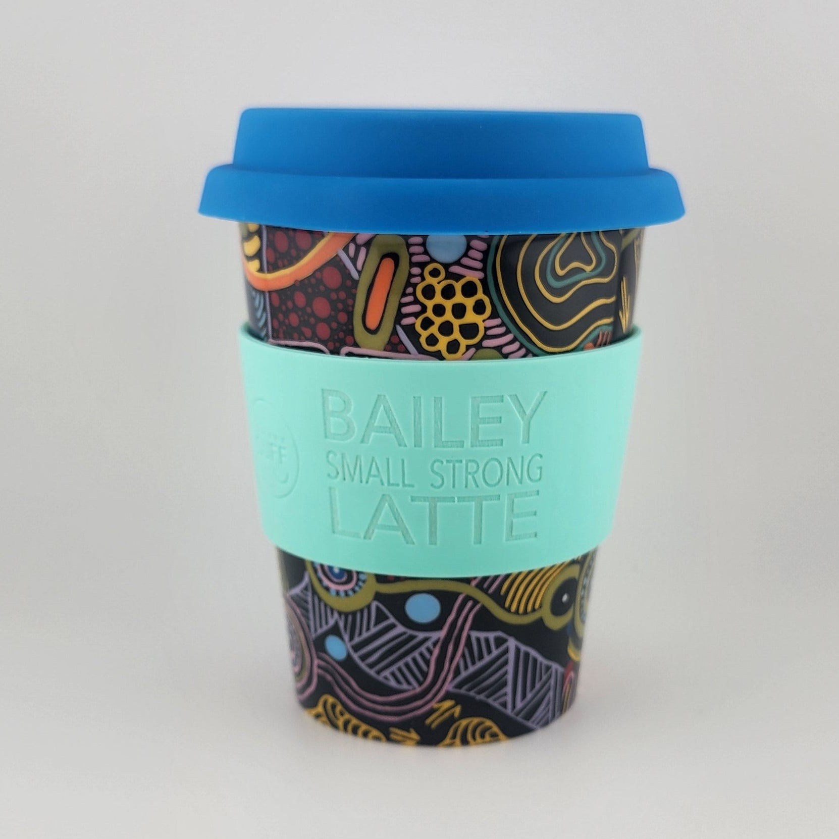 10oz Insulated Porcelain Travel Mug by Aboriginal Artist Justin Butler ...