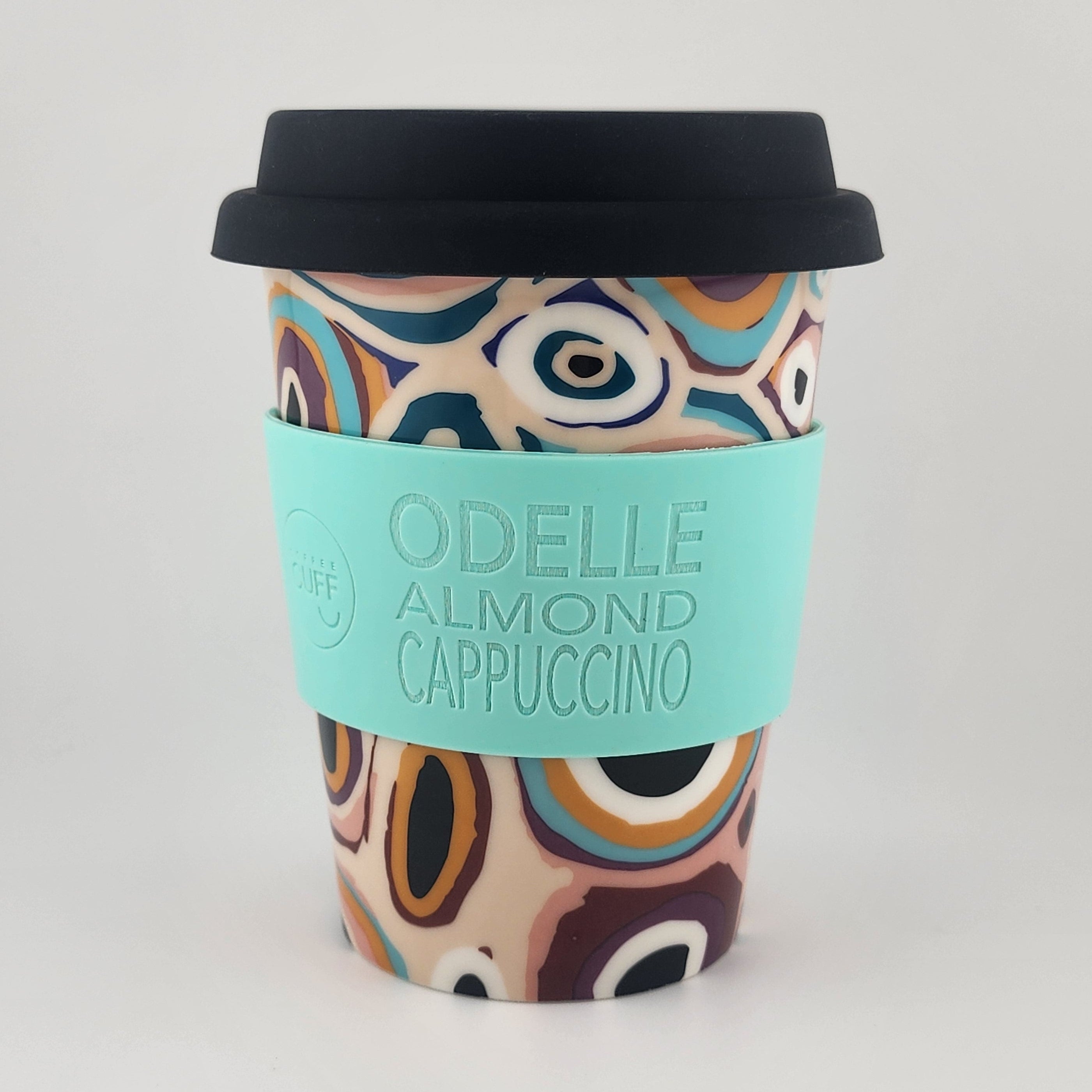 10oz Insulated Porcelain Travel Mug by Aboriginal Artist Gladys Kuru B ...